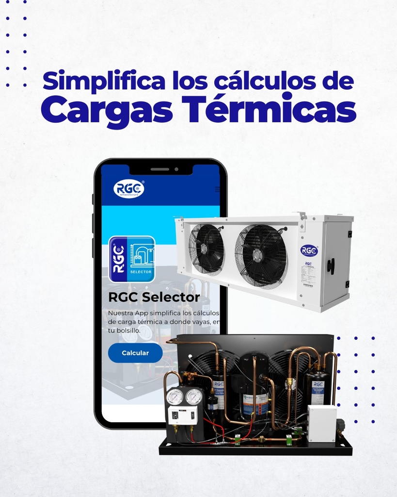 Aplicación cálculo carga térmica | RGC Refrigeration